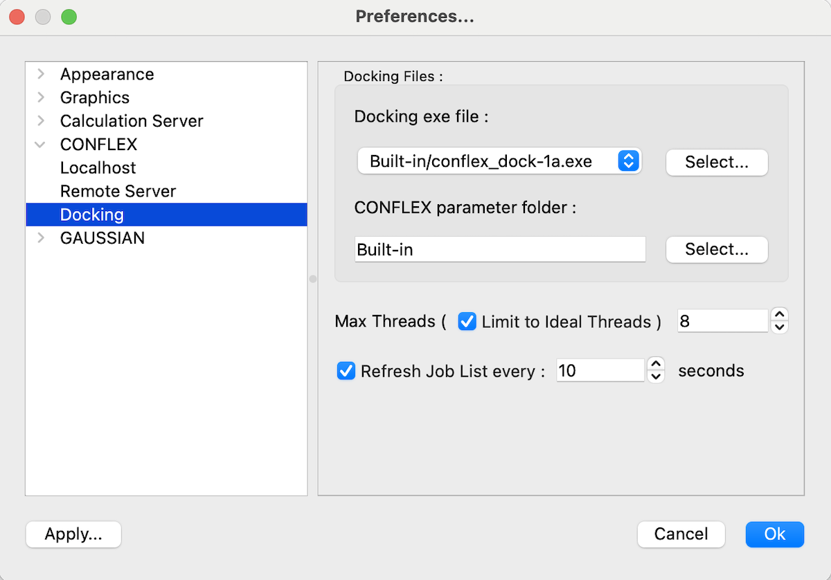 CONFLEX Interface Manual